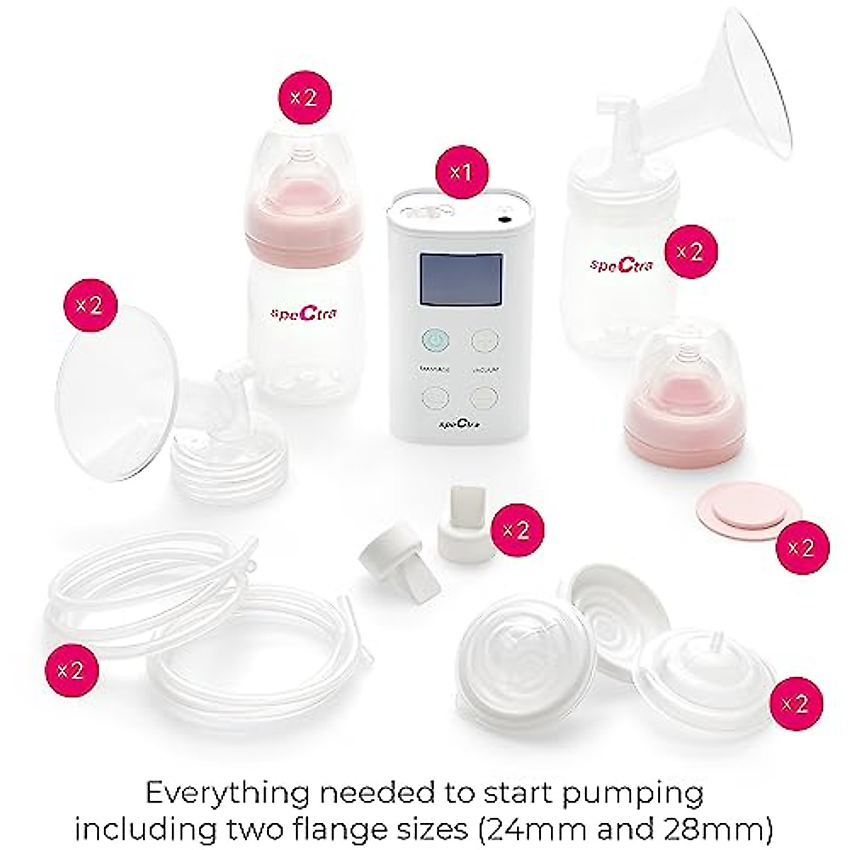 Spectra - 9 Plus Portable Electric Breast Milk Pump for Baby Feeding