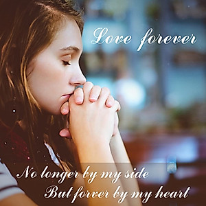 JZMSJF S925 Sterling Silver Urn Necklace for Ashes Heart Pendant Love Forever Cremation Keepsake Jewelry for Women