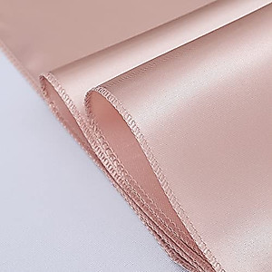 Gankar Wedding Chair Sashes Satin Bows 7x108 Inch Party Chairs Accessories Ribbon Knots Ties for Marry Banquet Baby Shower Hotel Restaurant Christmas Decoration Activity (50 Pieces, Blush Pink)