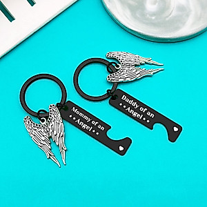 Xiahuyu Loss Memorial Keychain Miscarriage Gifts for Parents Baby Memorial Gifts Pregnancy Loss Gifts Remembrance Bereavement Gifts Sympathy Gifts for Infant Loss Child Loss