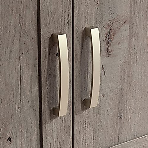 Sauder Miscellaneous Storage Craft & Sewing Armoire, L: 35.112" x W: 21.81" x H: 61.58", Mystic Oak Finish