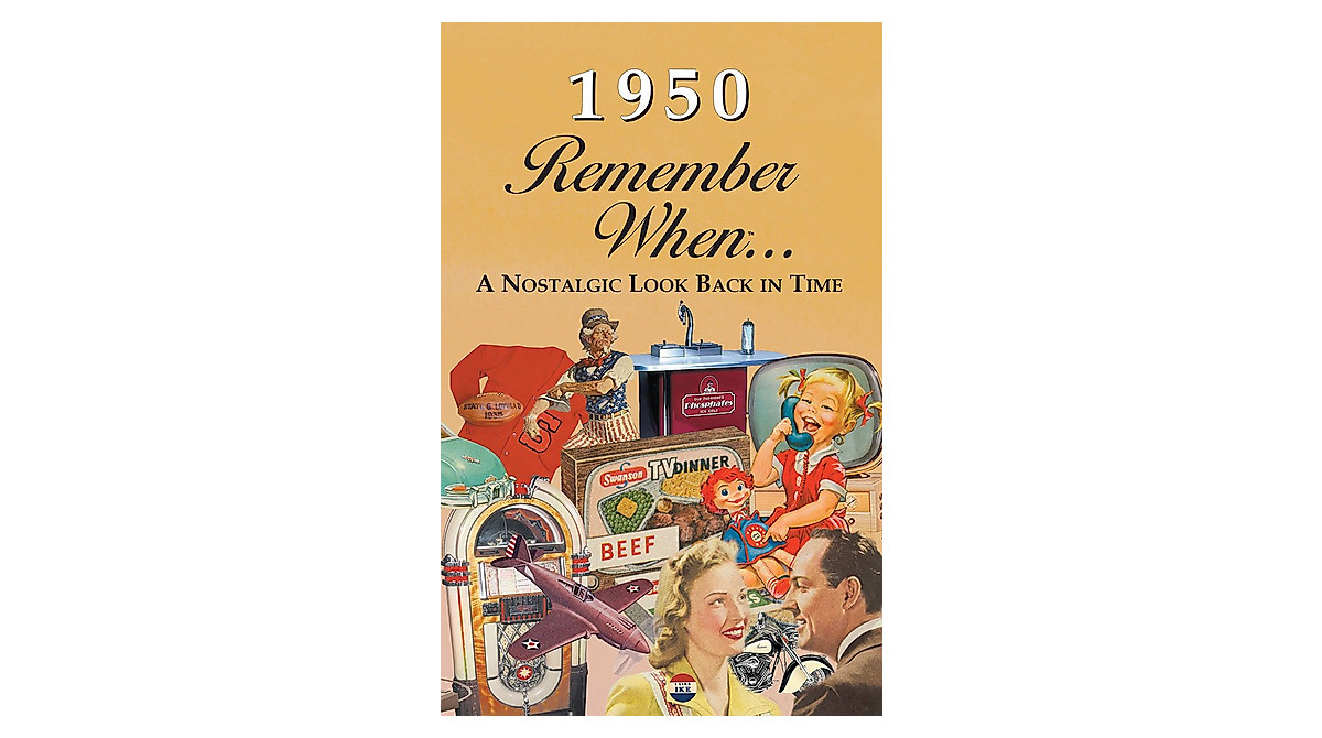 KardLet 1950 Remember When Booklet - Nostalgic Gift for Milestones
