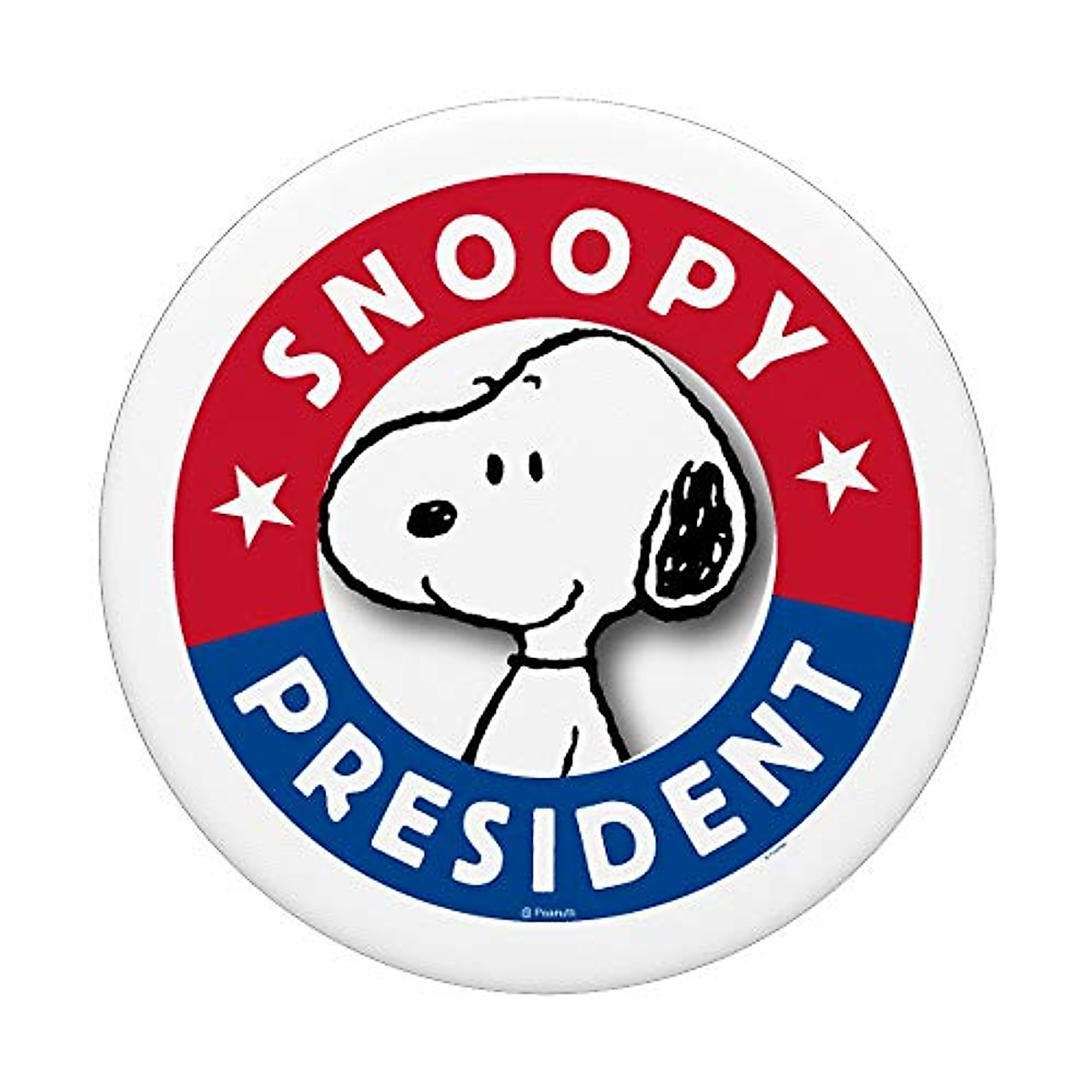 PEanuts Snoopy for president PopSockets PopGrip: Swappable Grip for Phones & Tablets