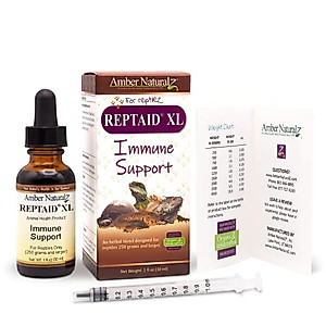 AMBER NATURALZ - REPTAID XL - Immune Support - for Reptiles 250g & More - 1 Ounce