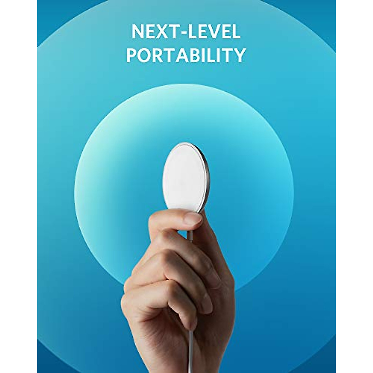 Magnetic Wireless Charger, Anker Wireless Charger with 5ft Built in USB-C Cable, PowerWave Magnetic Pad, 7.5W Charging for iPhone 13 / 13 Pro / 13 Pro Max / 13 mini / 12 / 12 Pro (No AC Adapter)