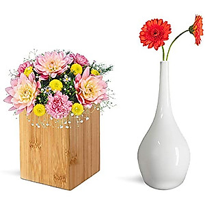 Pen Cup Holder,2 Pack Bamboo Wood Desk Pencil Holder Stand Multi Purpose Use Pencil Cup Pot Desk Accessories,Desktop Organizer Pencil Holder Ideal Gift for Office Home