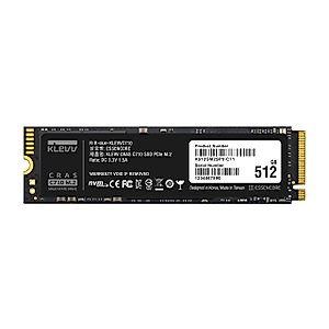 KLEVV CRAS C710 512GB M.2 NVMe PCIe Gen3x4 Internal SSD up to 2050MB/s (K512GM2SP0-C71)