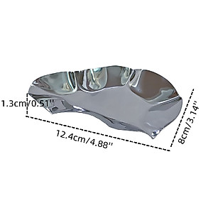 HAN SHENG 10 Pcs Stainless Steel Grillable Oyster Shells Baked Clams Shells Scallop Shells Seafood Plates for Grill Oven Campfire