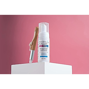 Existing Beauty Lash Shampoo for Lash Extensions - Eyelash Extension Cleanser with Brush - Sensitive Eyelash Shampoo Foam and Lash Wash for Eyelash Extensions and Natural Eyelashes Lashes (50ml)