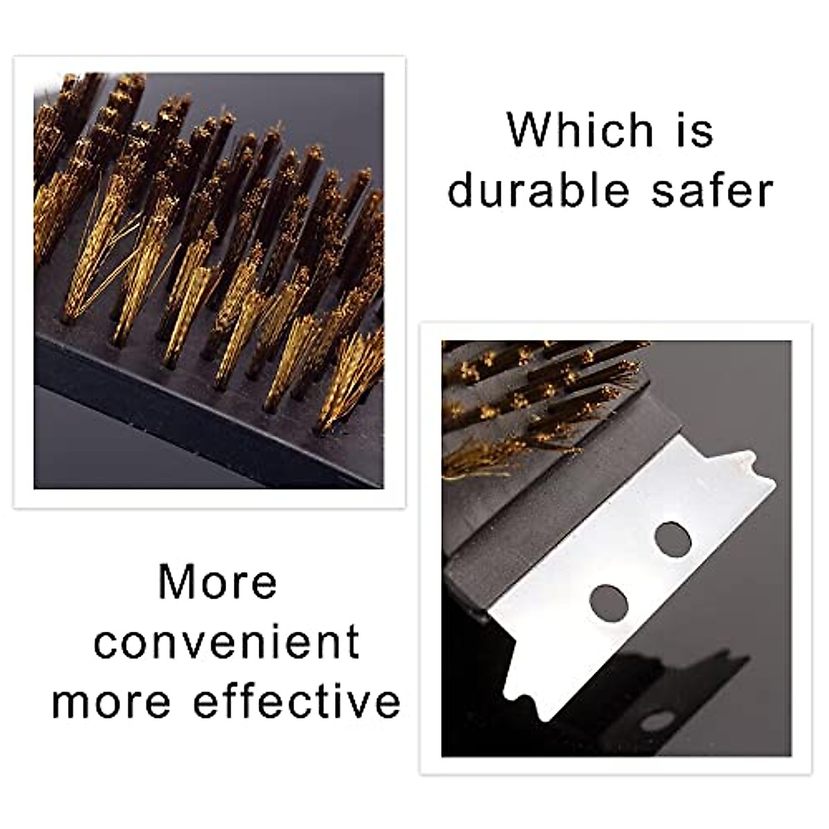 Barbecue Cleaning Brush Durable Grill Scraper Solid Clean Brushes for Easier and Effective Clean