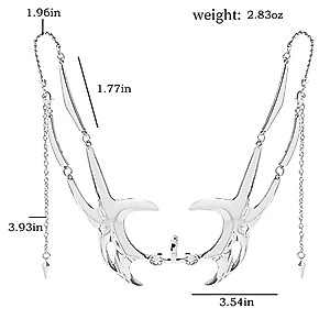 KF Ornament CyberPunk Cyborg Masquerade Mask, Half Face Mardi Gras Mask Metal Mask Liquid Irregular Fluid Face for Halloween/Costume/Phantom of the Opera (Cyberpunk)