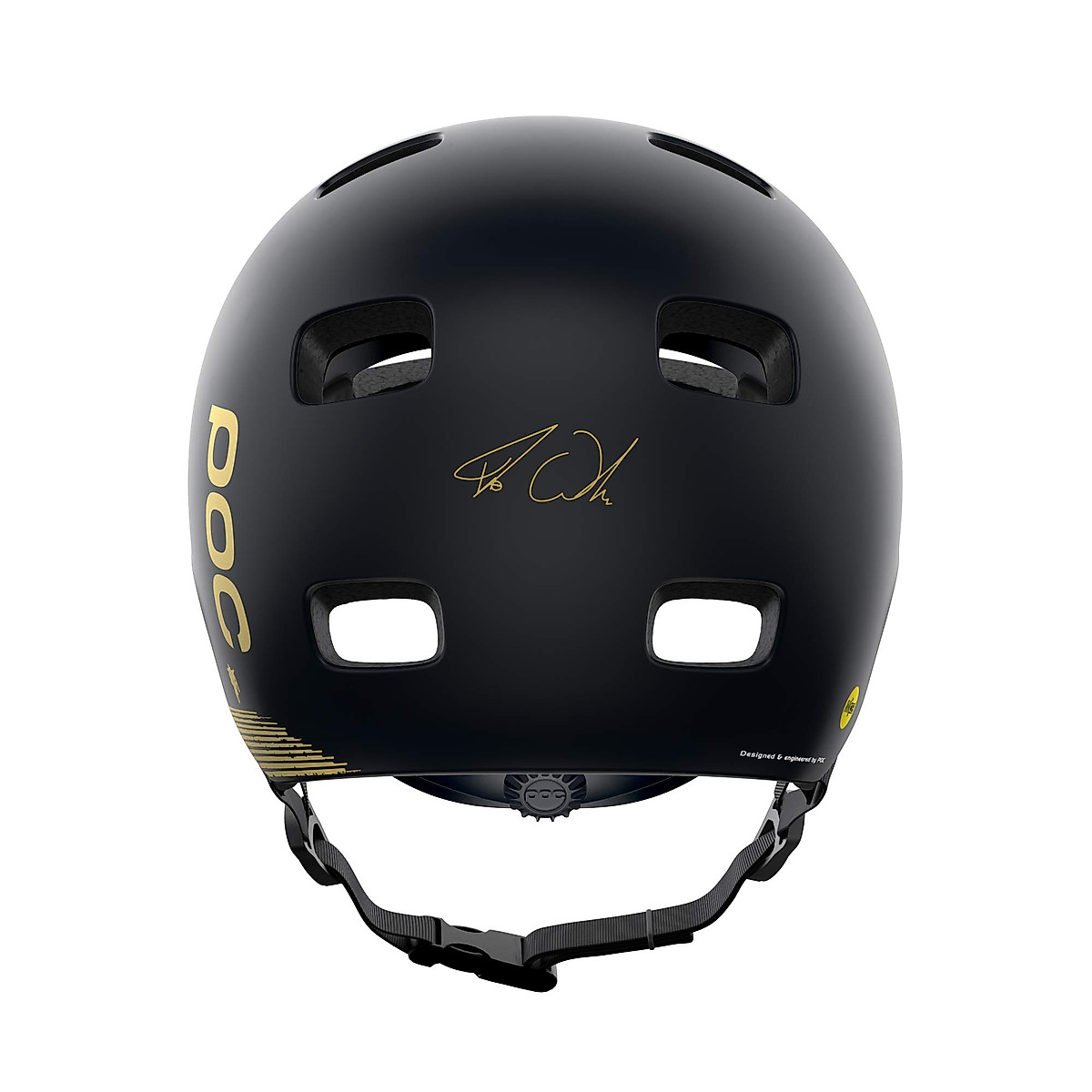 POC Crane MIPS Fabio Edition Helmet Uranium Black Matte/Gold, XS/S