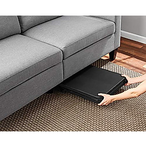 VA Mainstays 5 Piece Resin Plastic Card Table and Four Chairs Set, Black