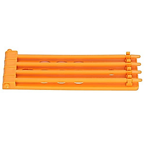 Pigeons Bands Rack Frame, Pigeons Leg Rings Holder 3Pcs Save Space 4 Column for Pigeons Farm Yellow