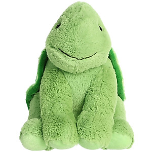 Aurora® Cuddly Turtle Stuffed Animal - Cozy Comfort - Endless Snuggles - Green 14 Inches