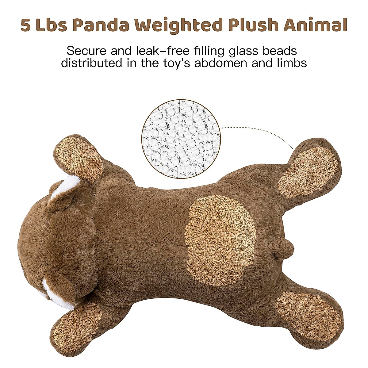 Fryser Weighted Stuffed Animals 5 lbs Weighted Plush Toy 5 Pounds Weighted Stuffed Toys for Children Kids Adults, Weighted Unicorn Plush Animal Throw Pillow Dolls for Cuddle Comfort, 27 inches