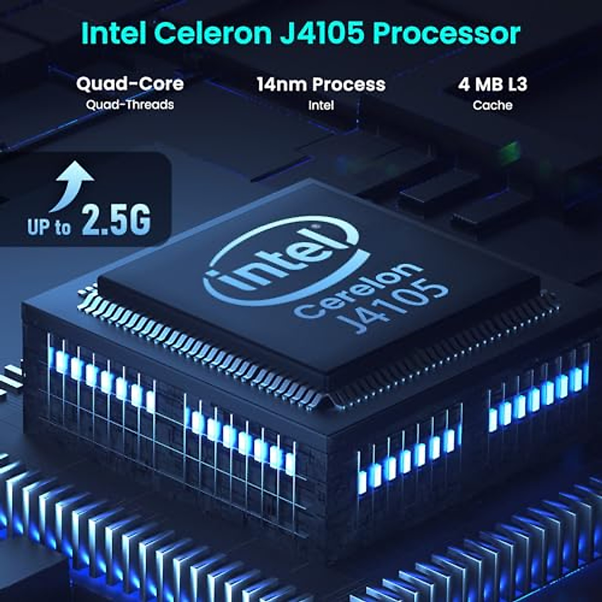 jumper Laptop with 12GB LPDDR4 256GB SSD, Intel Quad Core Celeron CPU, Laptops Computer, 14” 1080P FHD Screen, Lap Tops with Dual Speakers, HD Webcam, 256GB TF Card Expansion.