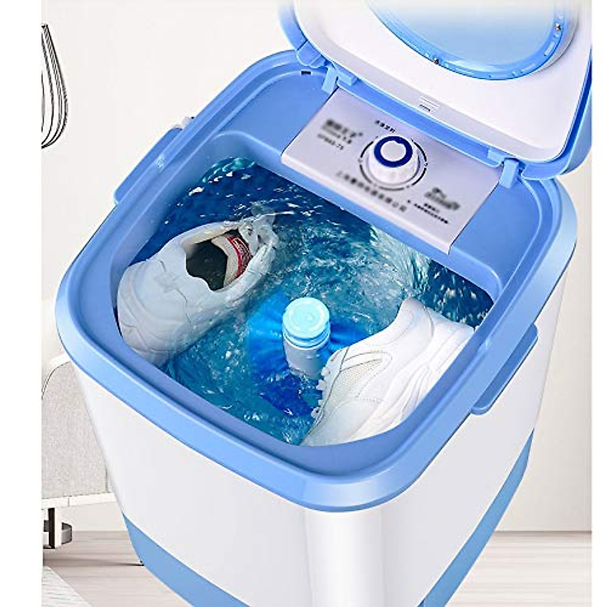 ZLXDP Small Household Laundry Wash Shoes Machine Three Washing Machine This Product Has Shoe Washing with Laundry Easily Convert Function