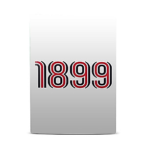 Head Case Designs Officially Licensed AC Milan 1899 Art Matte Vinyl Faceplate Sticker Gaming Skin Decal Cover Compatible with Sony Playstation 5 PS5 Digital Edition Console and DualSense Controller