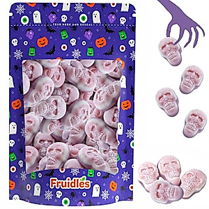 Fruidles Gummy Skulls Halloween Candy, Trick-Or-Treat Party Bag Fillers, Party Favor (Half-Pound