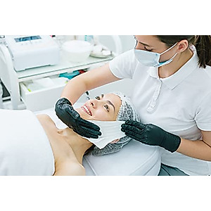 Inspire Black Nitrile Gloves HEAVY DUTY 6 Mil Nitrile Chemical Resistant Medical Cooking Cleaning Disposable Black Gloves (Large, 100, Count)