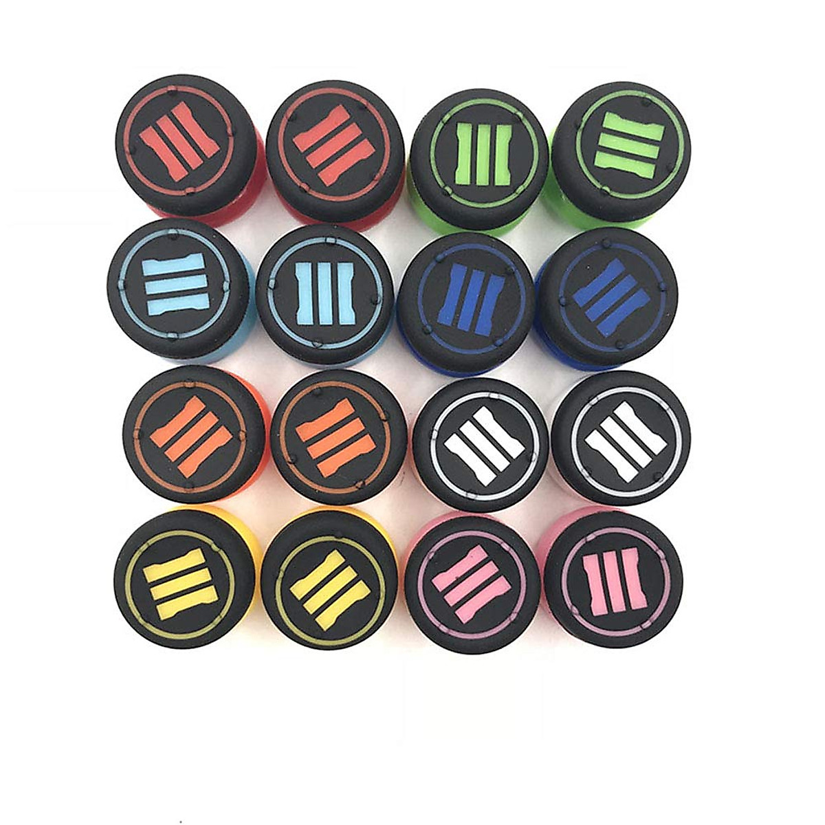 2 PCS Heightened Thumbstick Anti-Slip Enhanced Analog Joystick Extender Thumb Grip Stick Cap Cover for PlayStation 4 PS4 Conteoller (Blue)