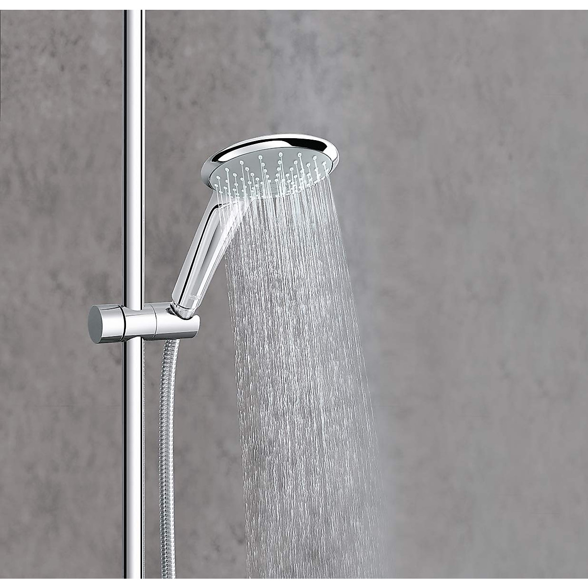 Grohe 26177001 Euphoria Shower System with Bath Thermostat for Wall Mount 2.5 gpm, Starlight Chrome