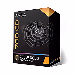 EVGA 700 GD, 80+ GOLD 700W, 5 Year Warranty, Power Supply 100-GD-0700-V1