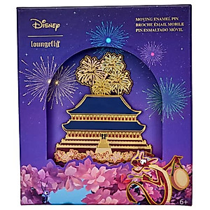 Loungefly Disney Mulan Trading Pin, Individually Boxed Collectible Glow in the Dark Enamel Pins, 3 Inches