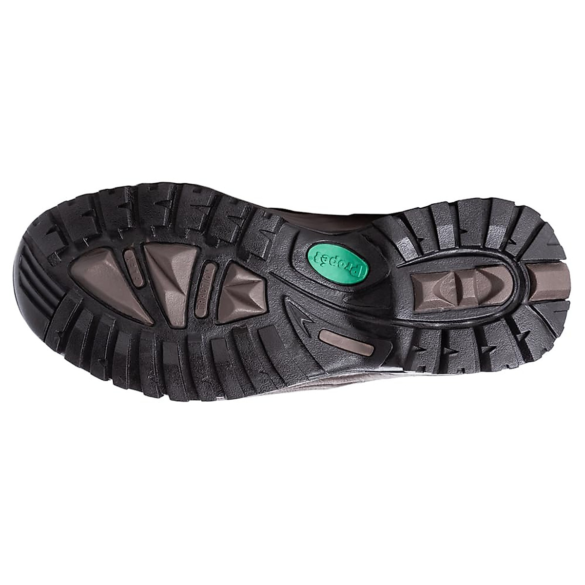 Propét Mens Blizzard Ankle Zip Snow Boot, Brown/Black, 13 X-Wide US