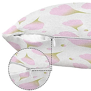 KOBLEN Allay Home Decorative Pillow Covers 16x16 Inch - Comfy Linen Outdoor Pillow Covers for Home Living Room Farmhouse Preppy Room Decor Aesthetic Set of 2