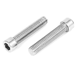 30 Pcs M5-0.8x25mm Stainless Steel Hex Socket Head Cap Screws Bolts Inner Hex Socket Bolt DIN 912