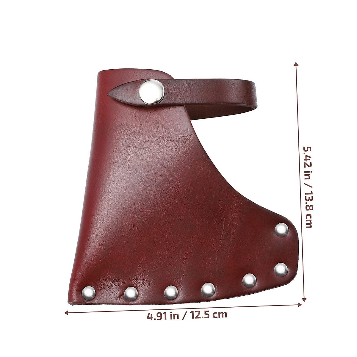 Hatchet 1pc Ax Protector Bushcraft Tools Adjustable Stand Leather Protector Blades Protectors Cover Camping Accessories Protective Sleeve Carrying Cover Belt Axe