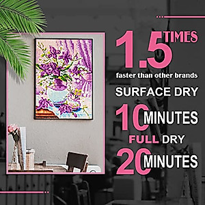 unuaST Diamond Painting Sealer Kit-2-pack 8OZ. Diamond Painting Glue for Diamond Painting Sets, Diamond Art Glue is Used to Protect Diamond Paintings. Permanent Sparkle Diamond Art Sealer kit.