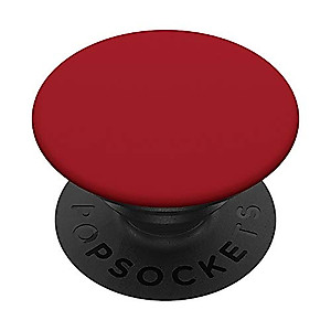 Simple Solid Color Chic Matte Red Design PopSockets Swappable PopGrip