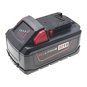 8000mAh 21700 Rechargeable Battery Pack MIL18D3 Replacement for Mil Waukee 18V Battery M18B 48-11-1850 48-11-1830
