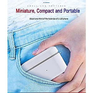 KENKUO Wireless Earbuds, Powerful Customized Sound and Premium Deep Bass, Built-in 4 Mic, Button Control, IPX6 Waterproof Bluetooth Earbuds, Earphones Compatible with Android & iPhone, Purple