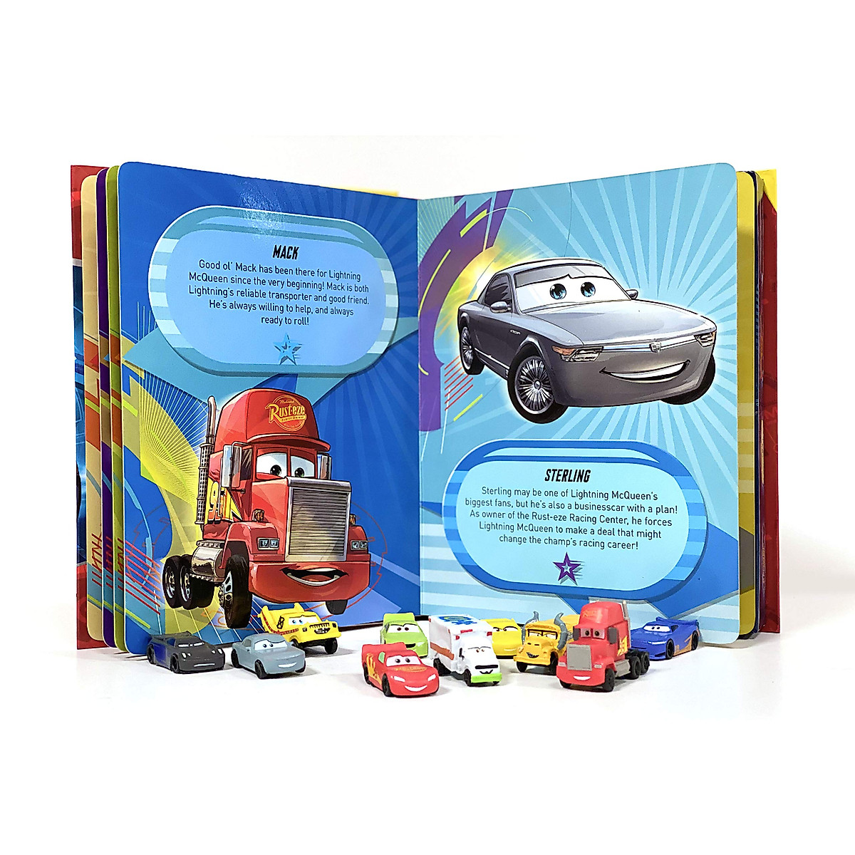 Disney / Pixar Cars 3 My Busy Books - Storybook, 10 figurines, playmat