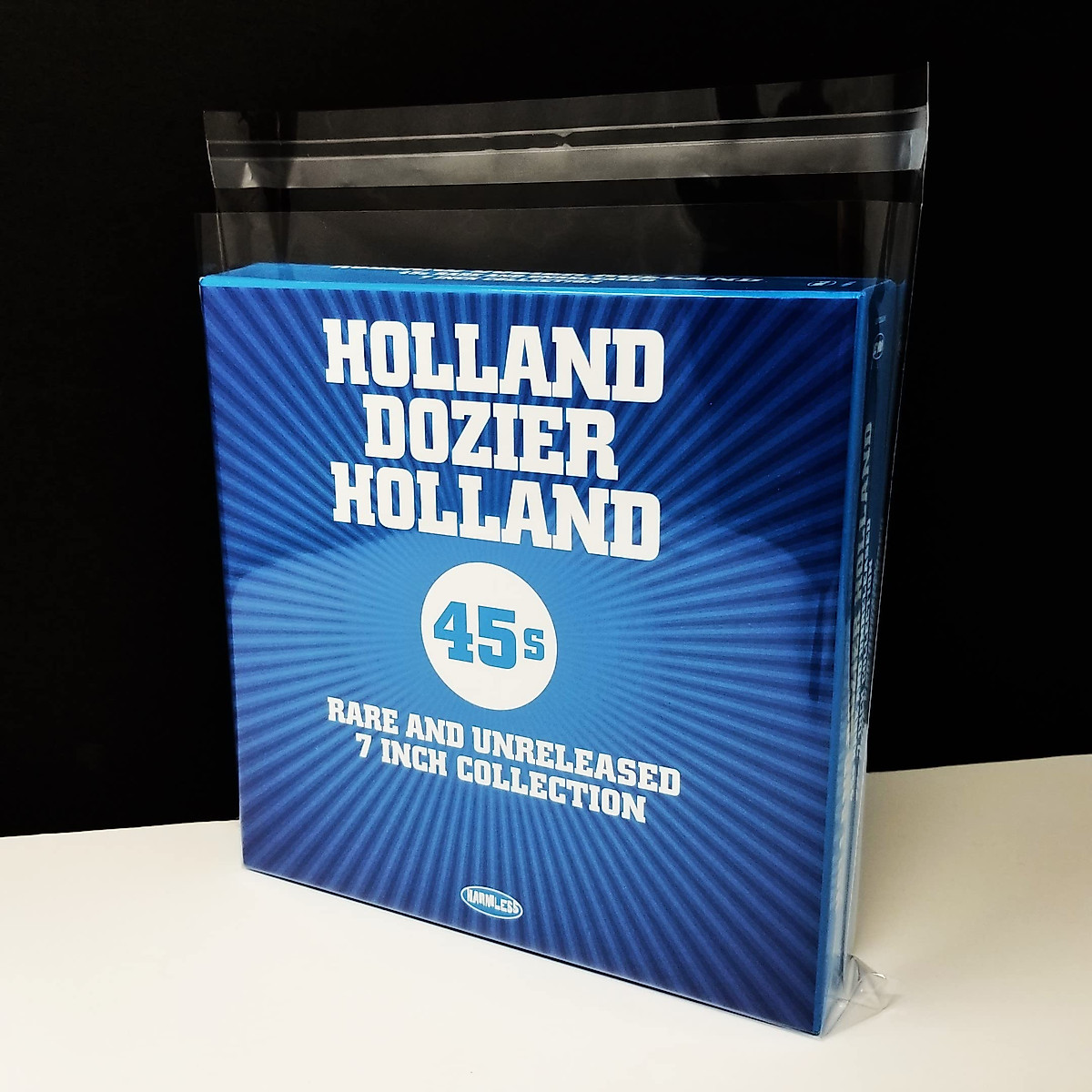 45rpm XL Box Set Sleeves (x5) 2mil + Seal Up - 7" Vinyl Record (+1 Free Dj Magnet)