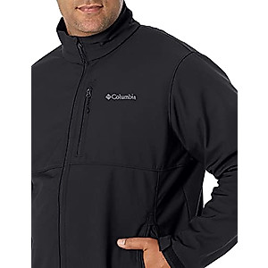Columbia Men's Ascender Softshell Front-Zip Jacket, Black, X-Large
