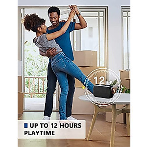 Bluetooth Speakers,IPX7 Waterproof Shower Speakers,Portable Wireless Speaker with Stereo Sound,Support FM Radio,Outdoor Wireless Speaker for iPhone iOS/Android at Party, Travel, Beach, Home, Camping