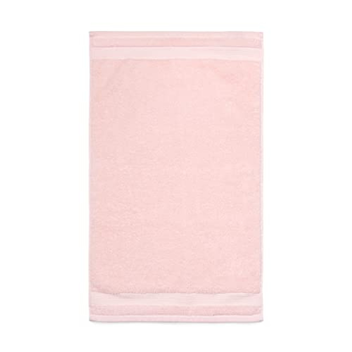 MARTHA STEWART 100% Cotton Bath Towels Set - 6 Piece Set | 2 Bath Towels - 2 Hand Towels - 2 Washcloths | Quick Dry Towels | Plush Towels | Absorbent | Ideal For Everyday Use | Blush Pink Towels