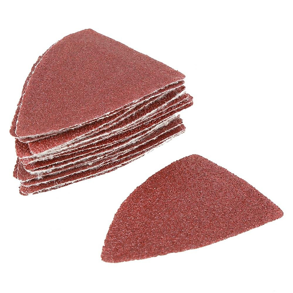 82pcs Triangular Hook & Loop Sandpaper Sanding Sheets Oscillating Multitool Sand Pad for Bosch Stanley Multimaster