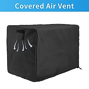 Joramoy Generator Covers Waterproof UV Protection Heavy Duty 600D Oxford Cover Universal for Wen 56310ic & Wen 3800 & Predator 3500 (24x 18x 20 inch)