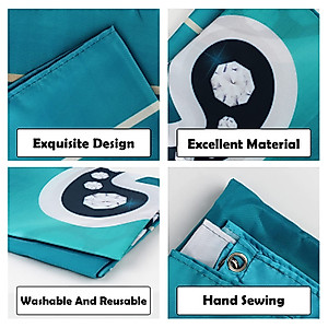 HAMIGAR 6x4ft Happy 50th Birthday Banner Backdrop - 50 Years Old Birthday Decorations Party Supplies for Women Men - Green Silver