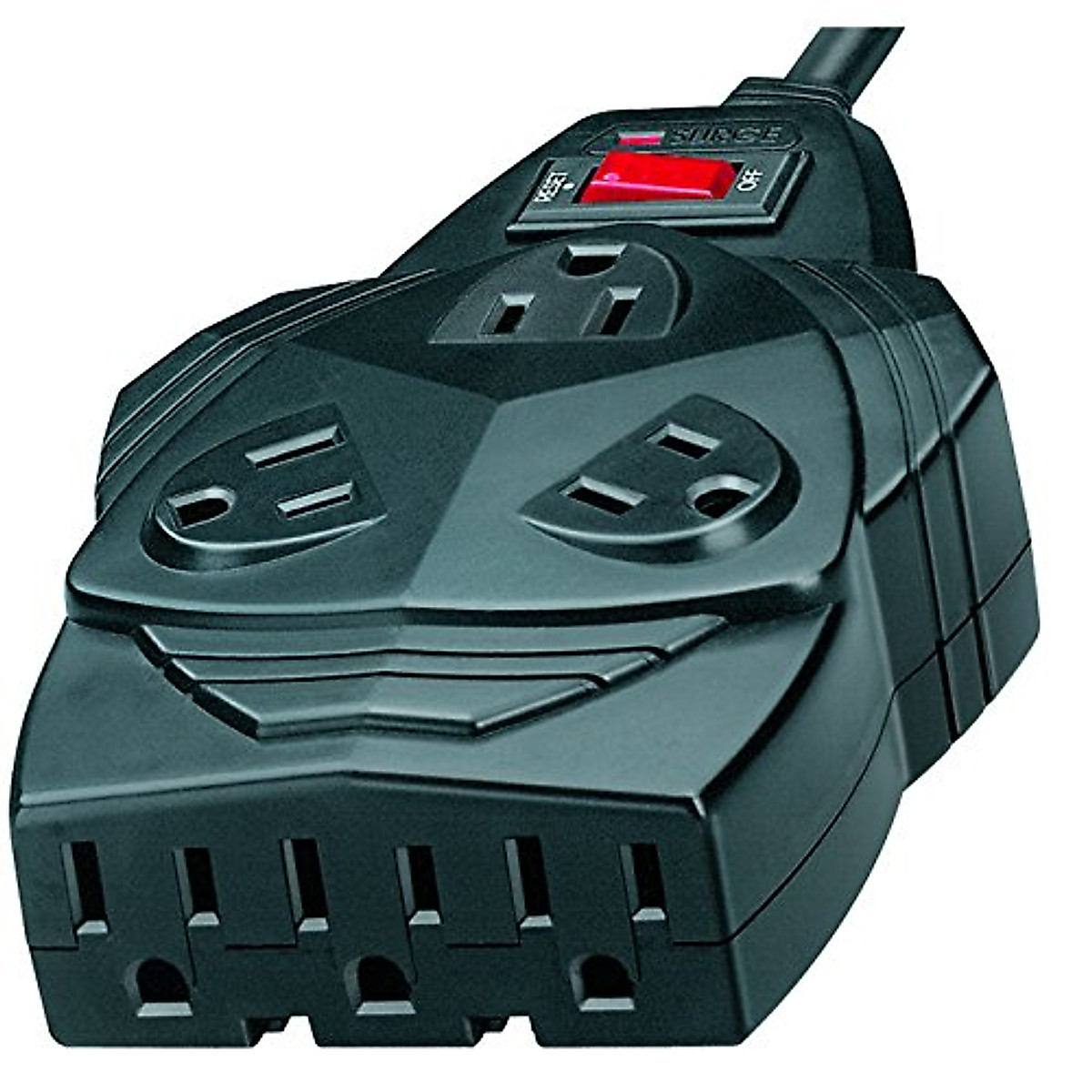 Fellowes Mighty 8 Surge Protector with 8-Outlets, 6 Foot Cord, 1300 Joules (99090)