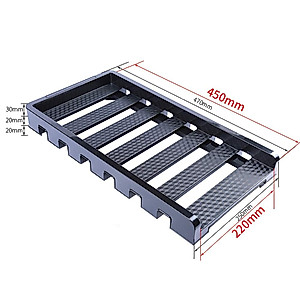 YGCBL Multifunction Portable Hand Trucks,Trolleyplastic Dolly Transport Roller Dollies Abs Plastic Cool Down Main Chassis Base Household Non-Slip 45Kg Capacity, 4 Colors,Red
