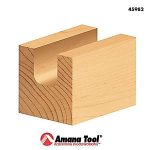 Amana Tool - 45982 Carbide Tipped Bowl & Tray 1/4 Radius x 3/4 Dia x 5/8 x 1/4" Shank