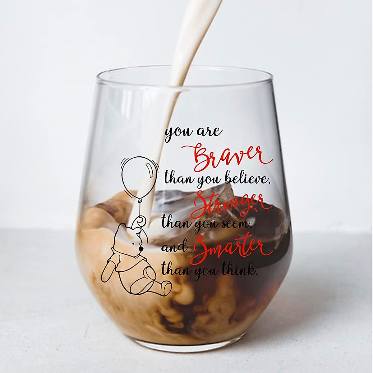 Perfectinsoy You Are Braver Than You Believe, Stronger Than You Seem, and Smarter Than You Think, Inspirational Gifts for Women for Sisters for Boss for Friend for BFF