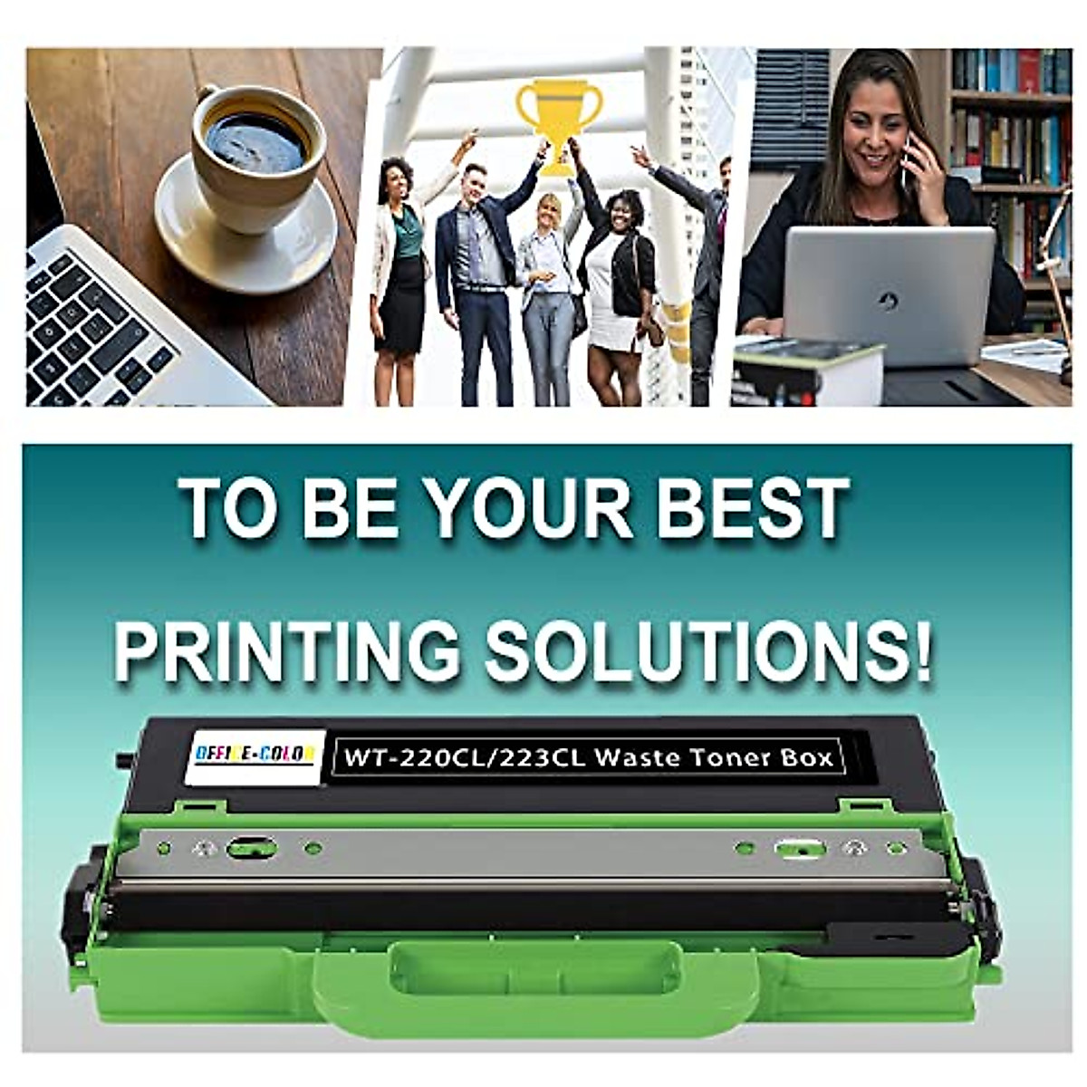 1 Pack Compatible for Brother WT-220CL Waste Toner Box WT-223CL Waste Toner Box Replacement for MCF-9340CDW HL-L3210CW L3230CDW MFC-9130CW HL-3140CW, HL-3170CDW, HL-3180CDW L3290CDW MFC-L3710CW